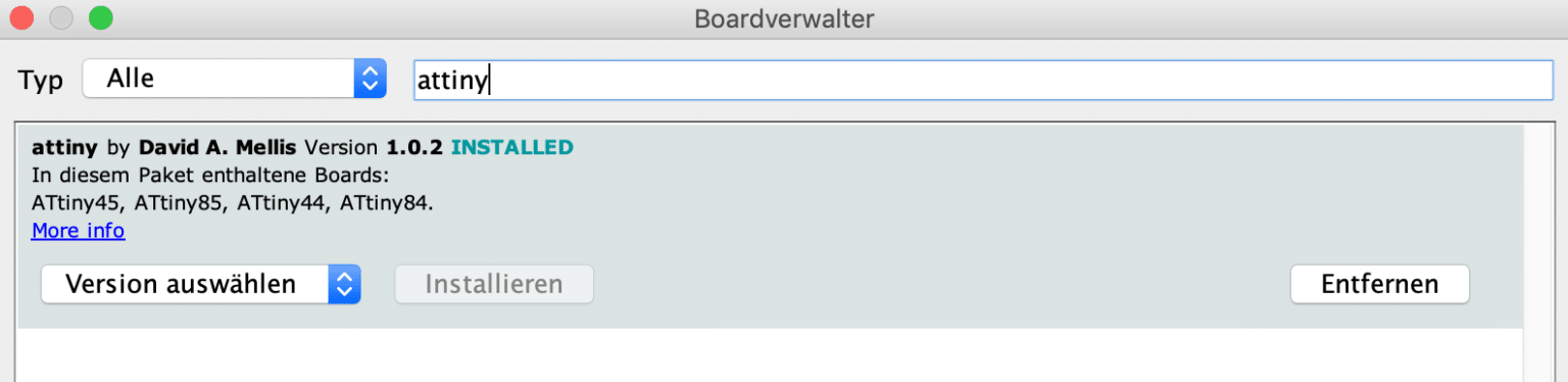 So programmierst du einen ATtiny85 mit dem Arduino