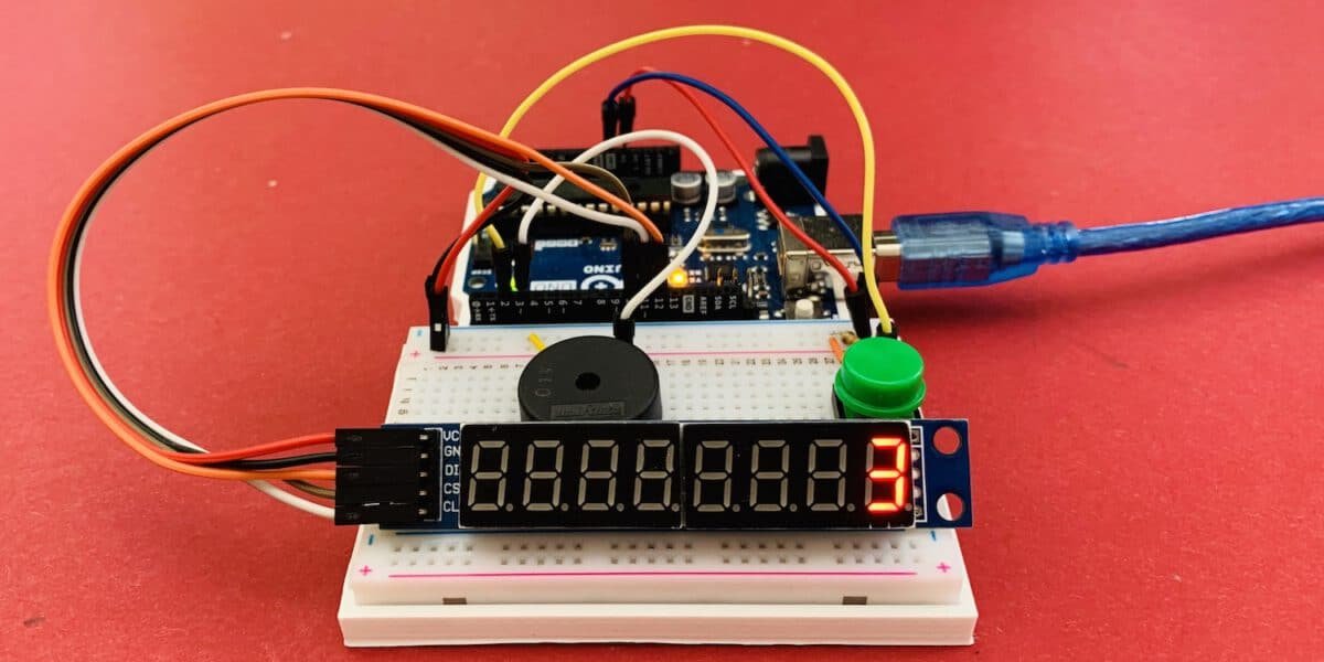 Ein einfacher Arduino-Countdown mit Retro-Optik - pollux labs