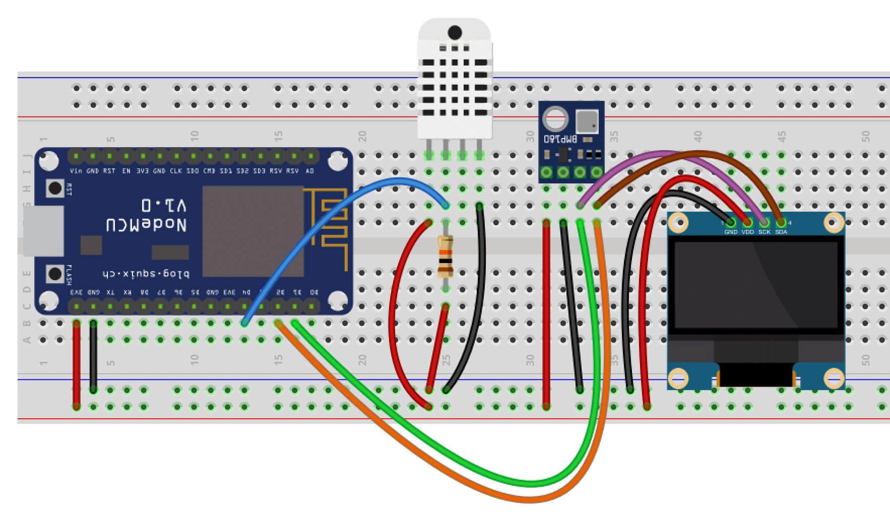 ESP8266 Wetterstation + Datenaufzeichnung und Visualisierung