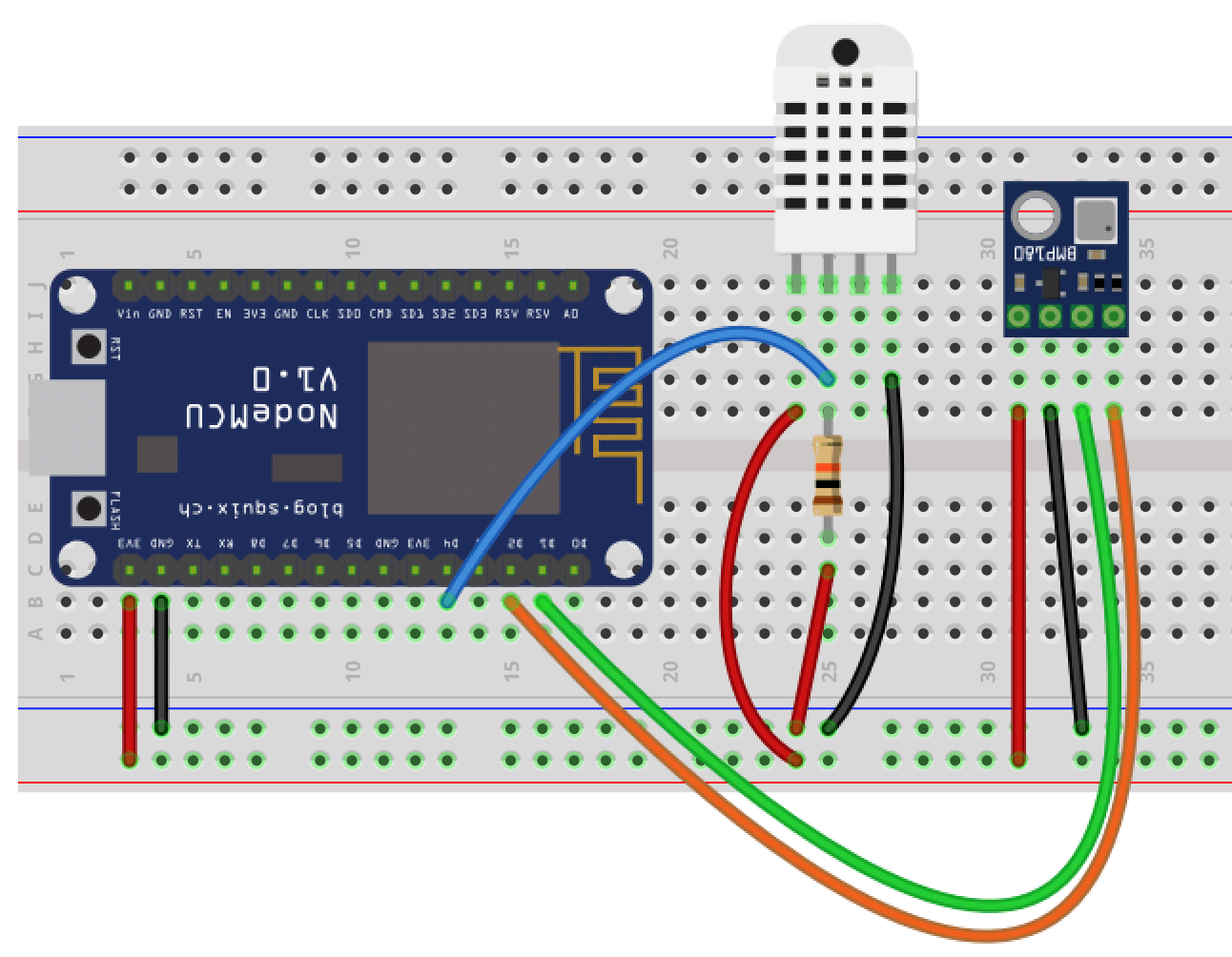 ESP8266 Wetterstation + Datenaufzeichnung und Visualisierung